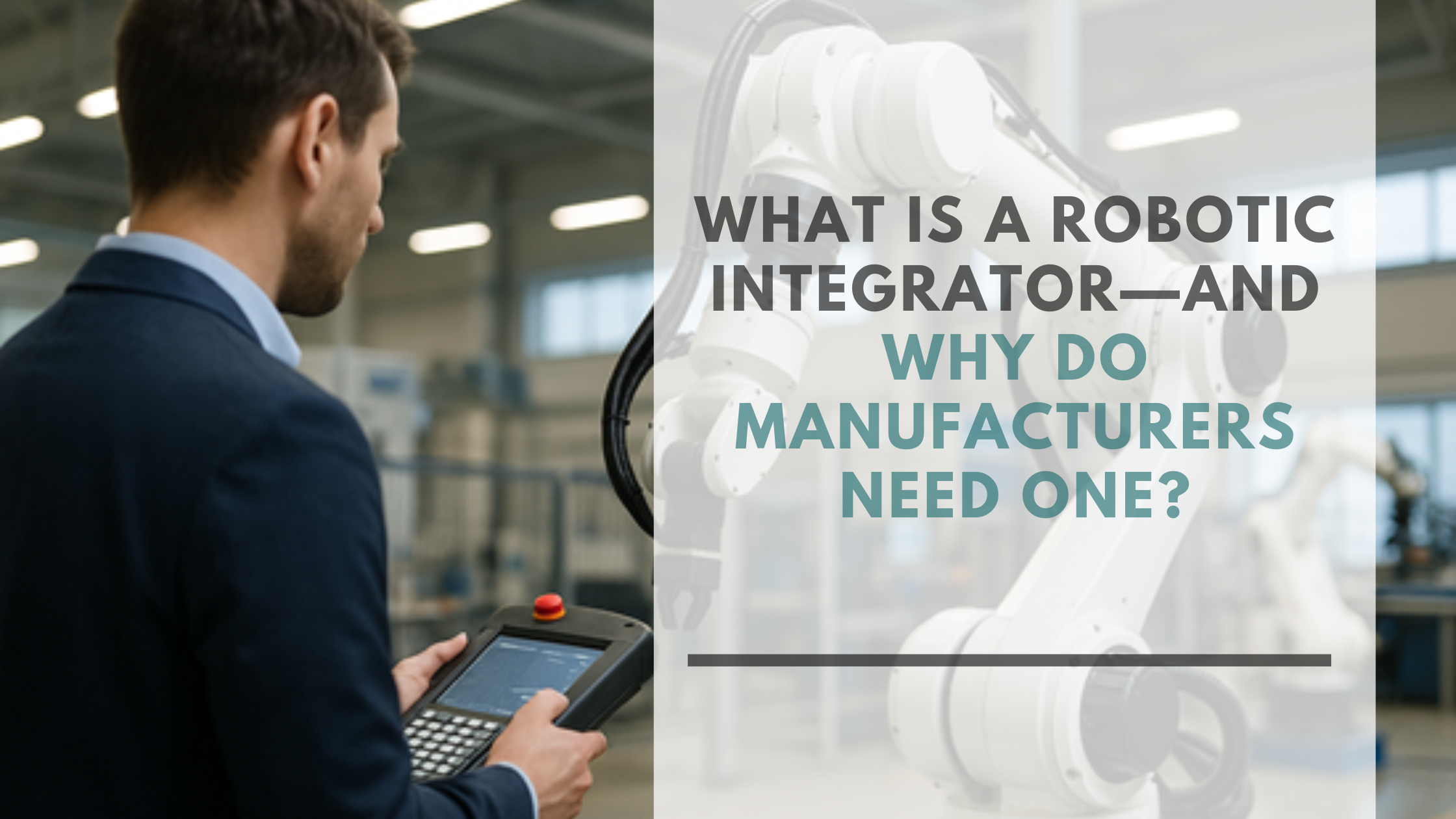What Is a Robotic Integrator? | Robotic Systems Integration Guide ...